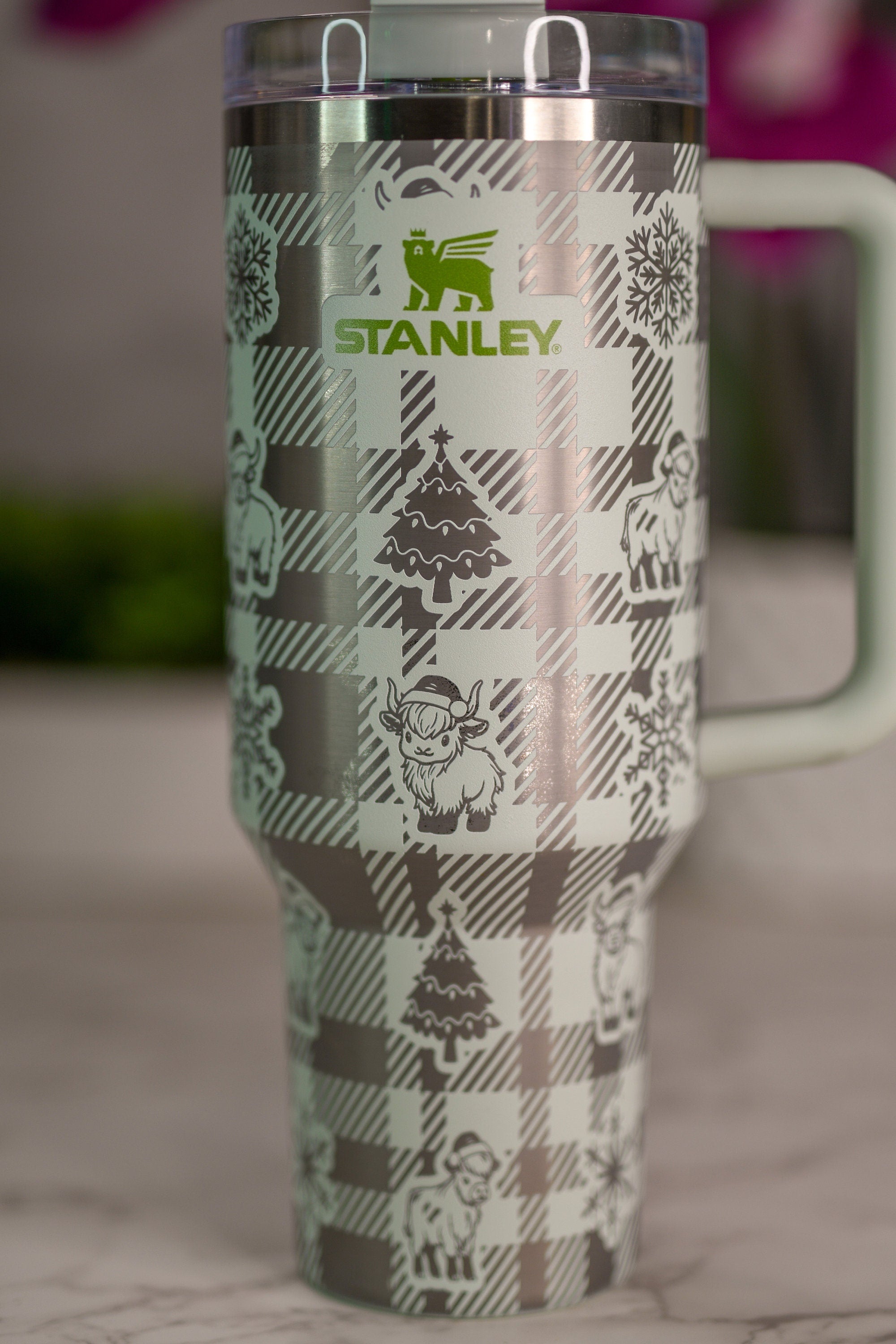 Stanley 30/40 oz Quencher Christmas Highland Cows – CRC Engraving US